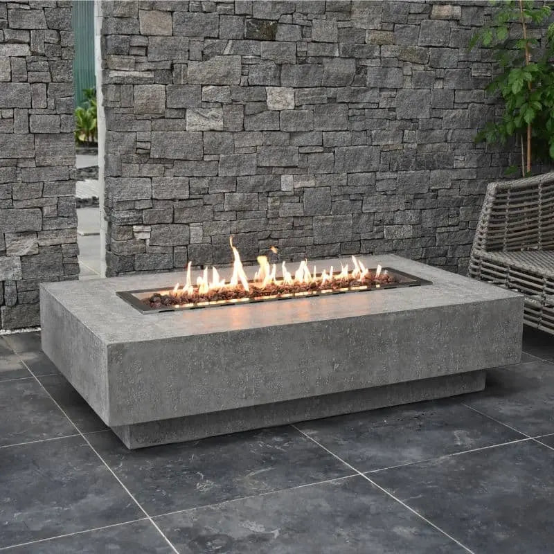 Elementi Fire Hampton Gas Fire Pit Table - Alfresco Chic